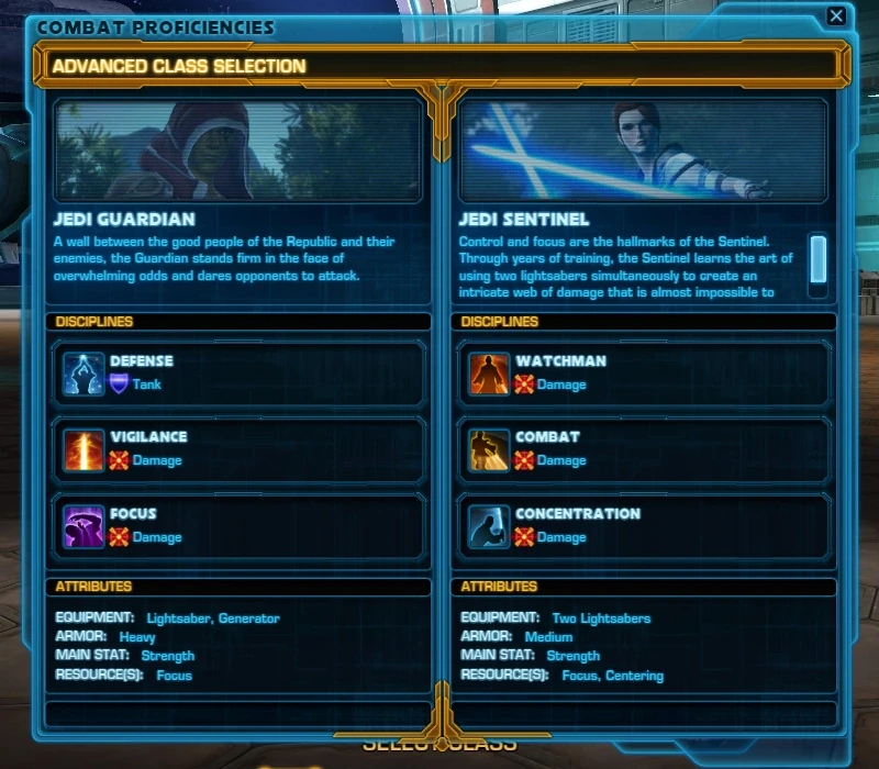 Advanced classes | Star Wars: Knights of the Old Republic Novaverse Wiki | Fandom