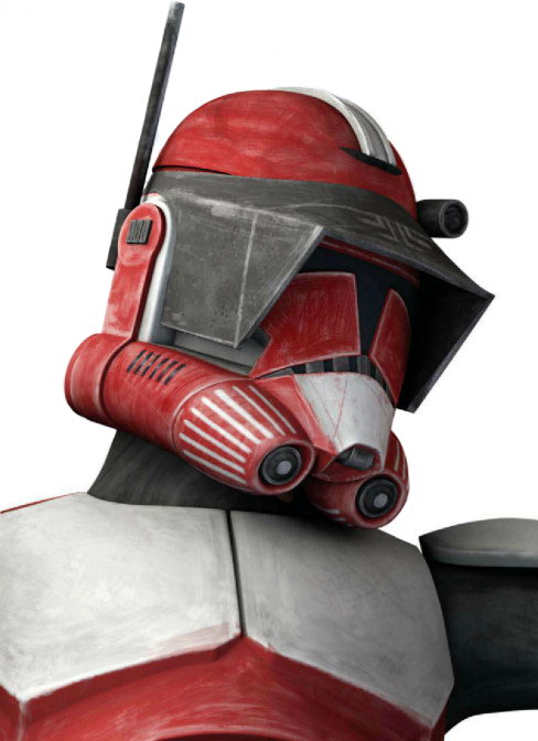 Star wars red clone commander store