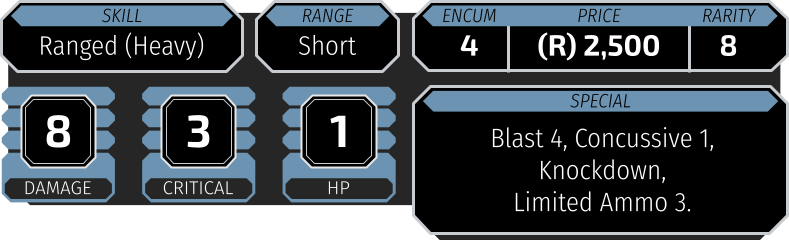 LJ-40 Concussion Carbine | Star Wars RPG (FFG) Wiki | Fandom