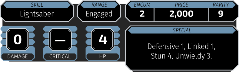 Temple Guard Lightsaber Pike Hilt | Star Wars RPG (FFG) Wiki | Fandom