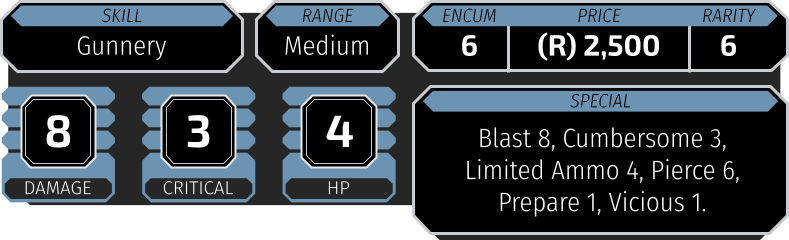 FC1 Flechette Launcher | Star Wars RPG (FFG) Wiki | Fandom