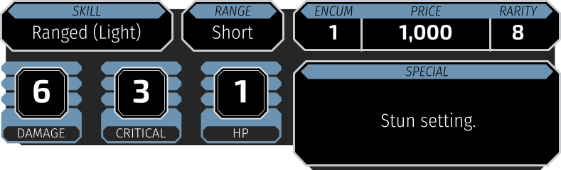 Boonta Blaster | Star Wars RPG (FFG) Wiki | Fandom