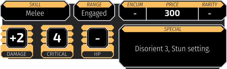 Shock Baton | Star Wars RPG (FFG) Wiki | Fandom