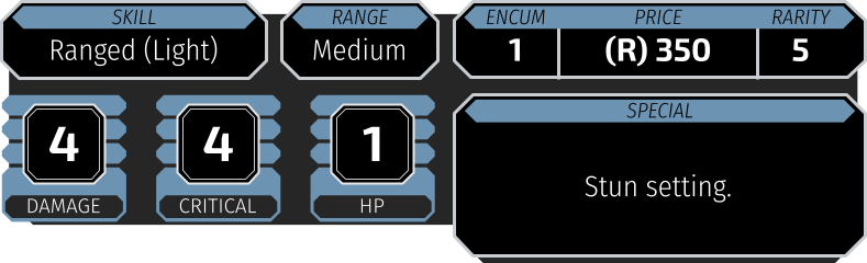 Czerka Arms 411 Holdout Blaster | Star Wars RPG (FFG) Wiki | Fandom