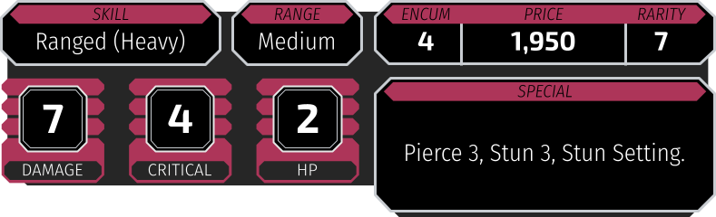 Zygerrian Energy Bow | Star Wars RPG (FFG) Wiki | Fandom
