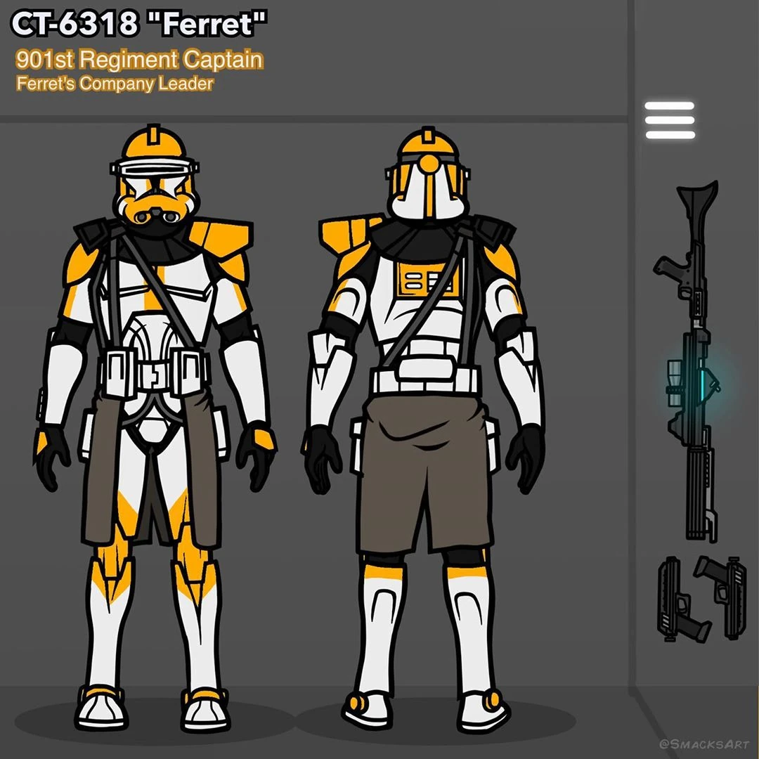 Captain Ferret | Star Wars: The Splinter Universe Wiki | Fandom