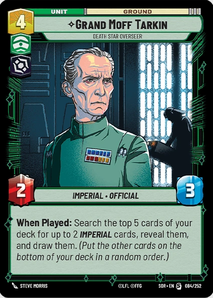 Grand Moff Tarkin | Star Wars: Unlimited Wiki | Fandom