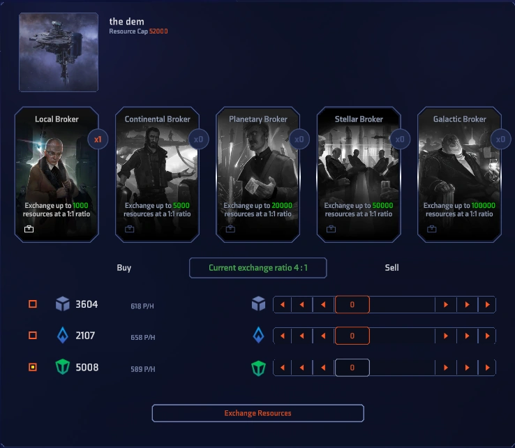 Exchange | Starborne Wiki | Fandom