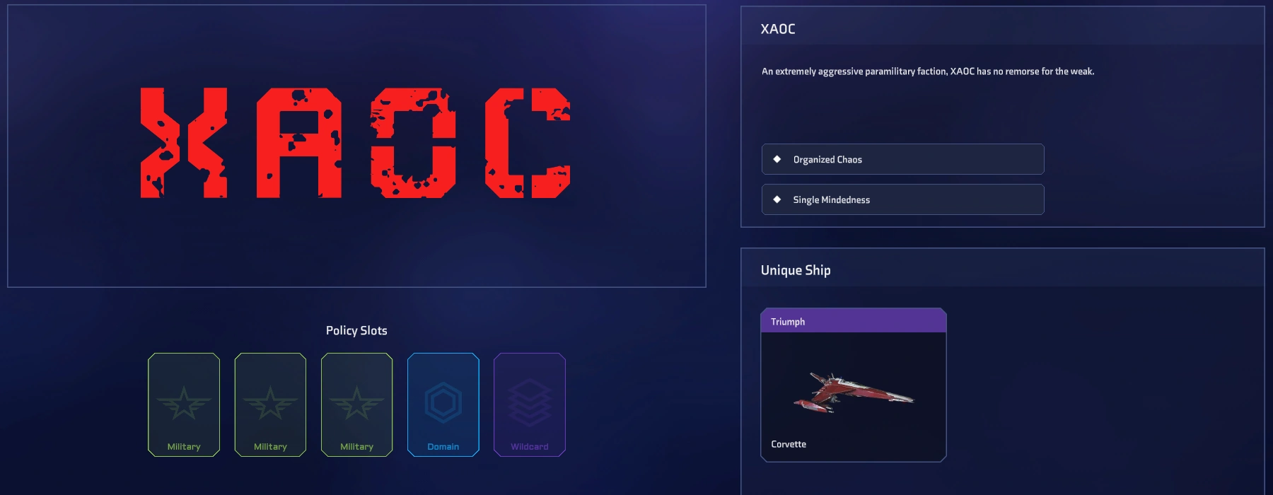 XAOC | Starborne Wiki | Fandom