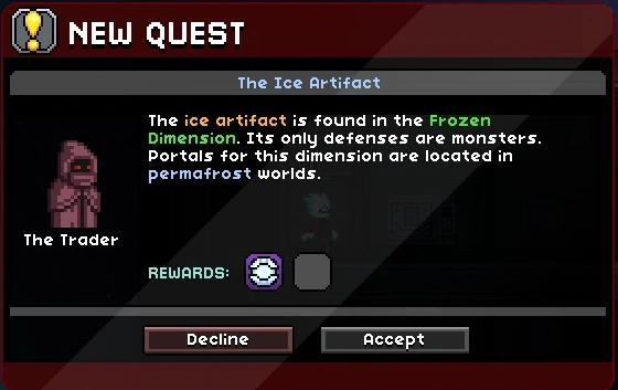 The Ice Artifact | Starbound Extended story mod Wiki | Fandom