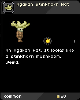 Agaran Stinkhorn Hat | Starbound Wiki | Fandom
