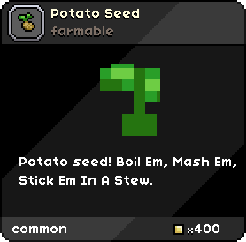 Potato Seed | Starbound Wiki | Fandom