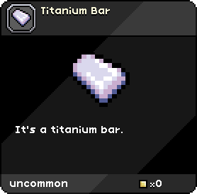 Titanium Bar | Starbound Wiki | Fandom