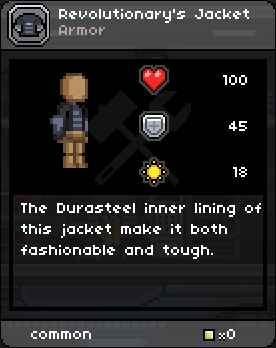 Revolutionary's Jacket | Starbound Wiki | Fandom