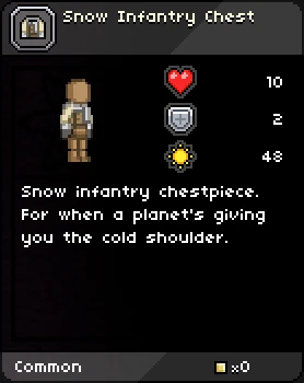 Snow Infantry Chest | Starbound Wiki | Fandom