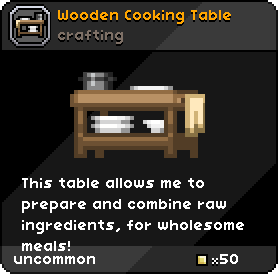 Wooden Cooking Table | Starbound Wiki | Fandom