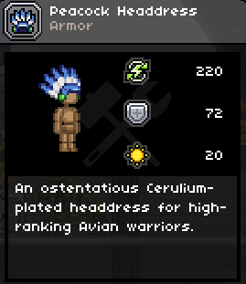 Peacock Armor | Starbound Wiki | Fandom