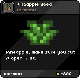 Pineapple Seed | Starbound Wiki | Fandom