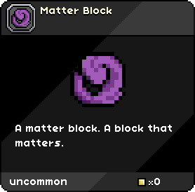 Matter Block | Starbound Wiki | Fandom