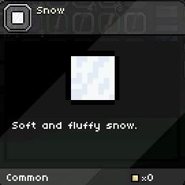 Snow | Starbound Wiki | Fandom