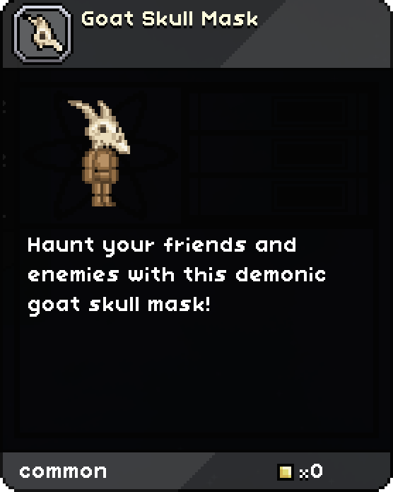 Goat Skull Mask | Starbound Wiki | Fandom
