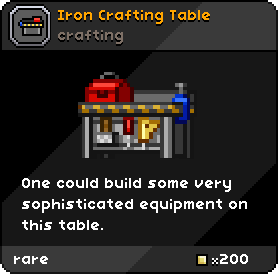 Iron Crafting Table | Starbound Wiki | Fandom
