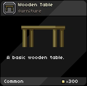 Wooden Table | Starbound Wiki | Fandom