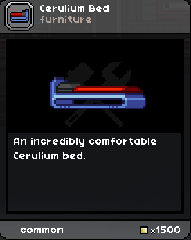Cerulium Bed | Starbound Wiki | Fandom