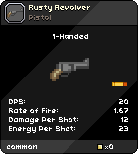 Rusty Revolver | Starbound Wiki | Fandom