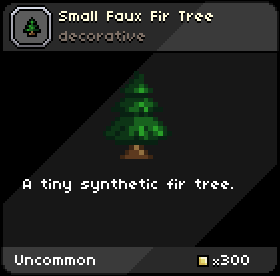 Small Faux Fir Tree | Starbound Wiki | Fandom