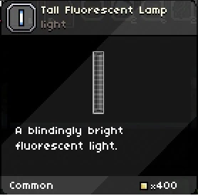 Tall Fluorescent Lamp | Starbound Wiki | Fandom