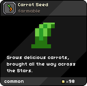 Carrot Seed | Starbound Wiki | Fandom