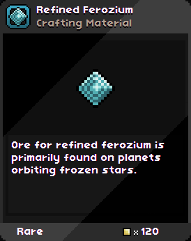 Refined Ferozium | Starbound Wiki | Fandom