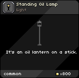 Standing Oil Lamp | Starbound Wiki | Fandom