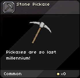 Stone Pickaxe | Starbound Wiki | Fandom