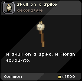 Skull on a Spike | Starbound Wiki | Fandom