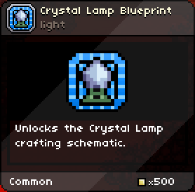 Crystal Lamp Blueprint | Starbound Wiki | Fandom