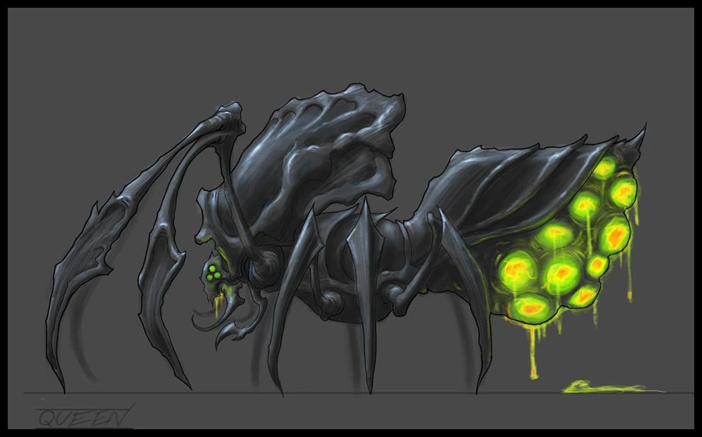 Starcraft 2 Zerg Queen