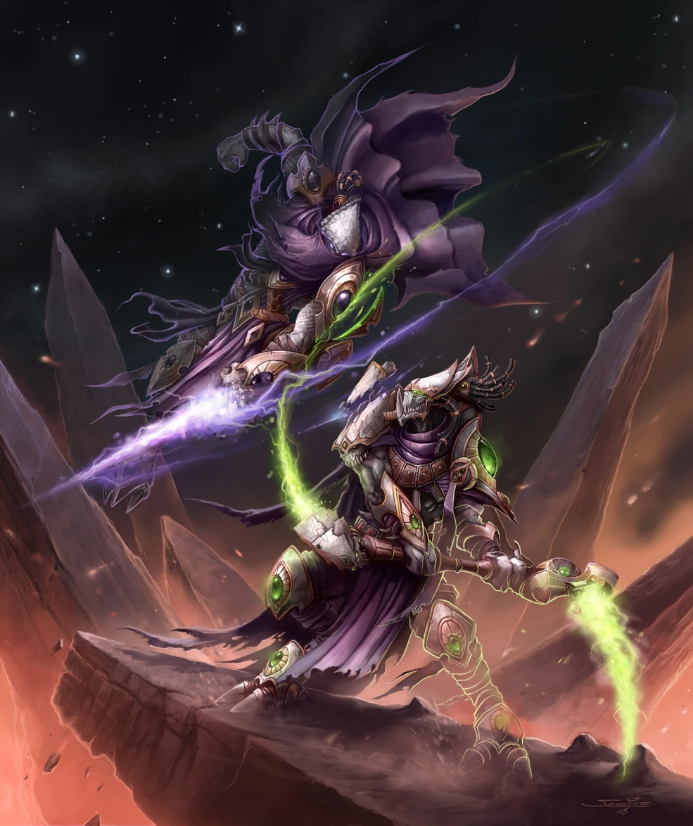 Starcraft 2 Protoss Planets