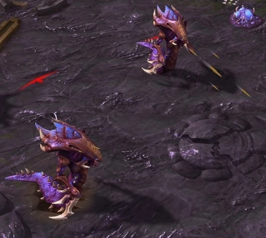 Where do Hydralisks actually shoot the spines from? : r/starcraft