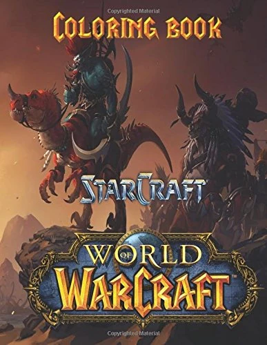 world of warcraft coloring book