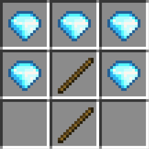 Minecraft Diamond Hammer