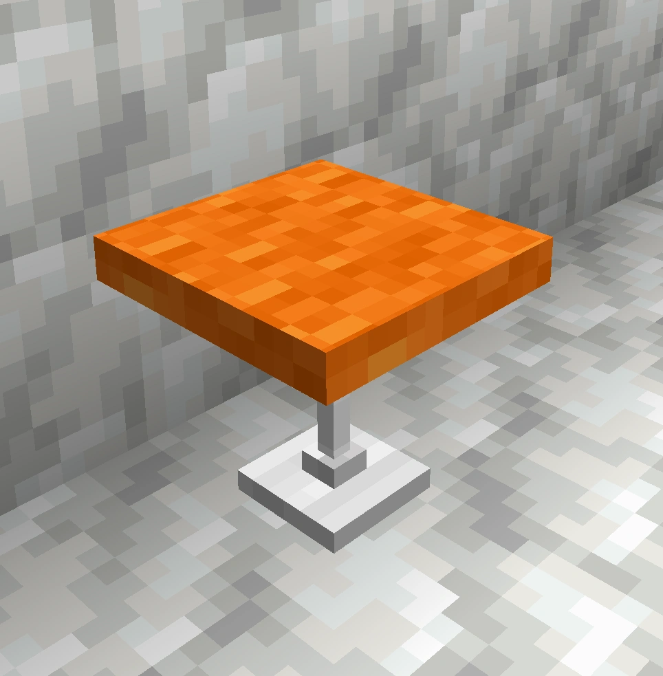 Orange Office Stool | Stardew Valley Minecraft Datapack Wiki | Fandom