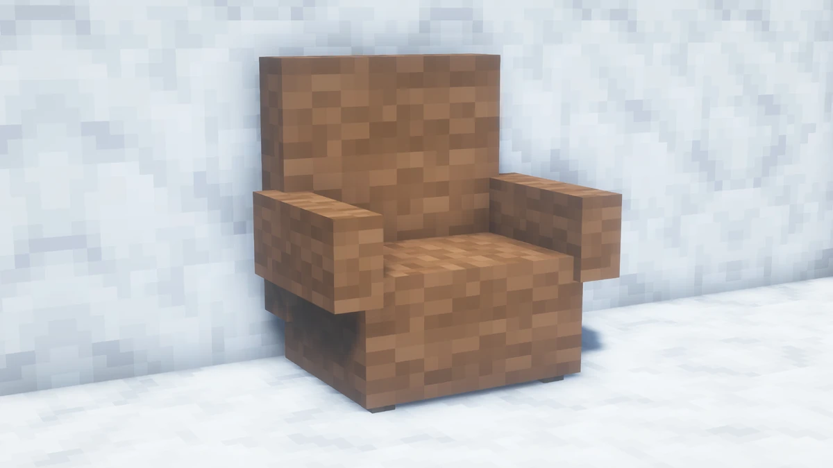 Brown Armchair | Stardew Valley Minecraft Datapack Wiki | Fandom