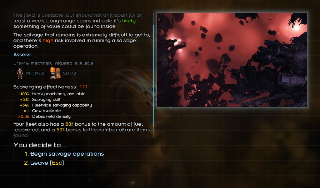 Scavenge (ability) | StarSector Wiki | Fandom