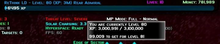 Level/Experience | Starfighter: Infinity Wiki | Fandom