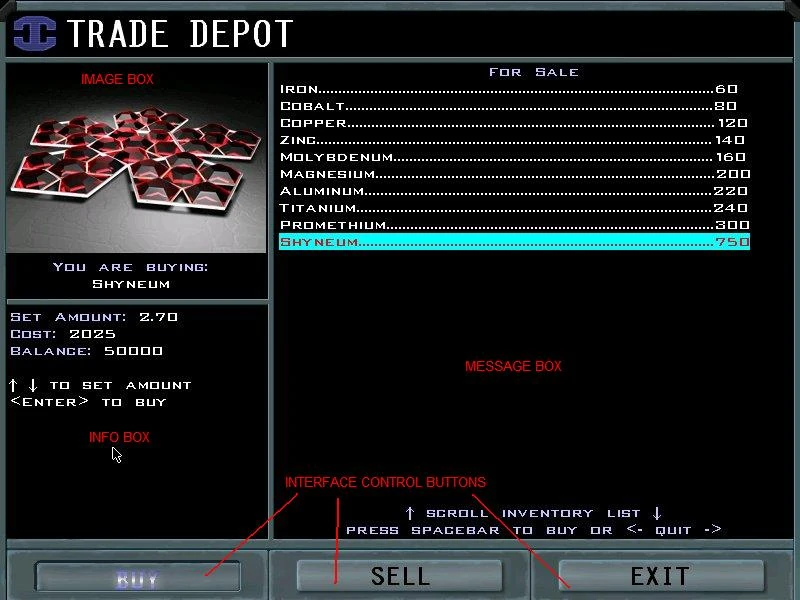 Trading and Commerce Module | Starflight III Wikia | Fandom