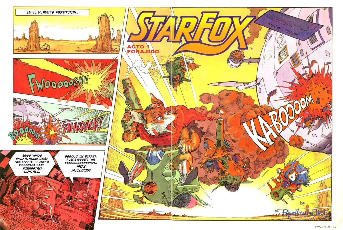 Star Fox (Comic) | Star Fox Wiki | Fandom