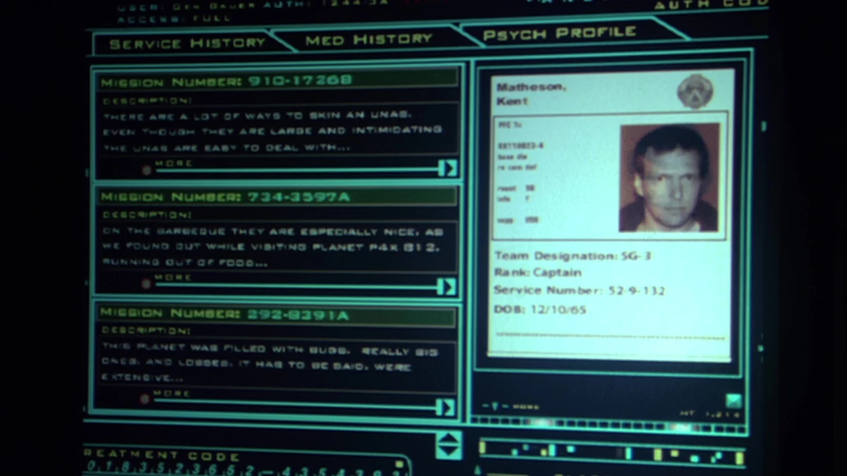 Kent Matheson (SG-3) | SGCommand | Fandom