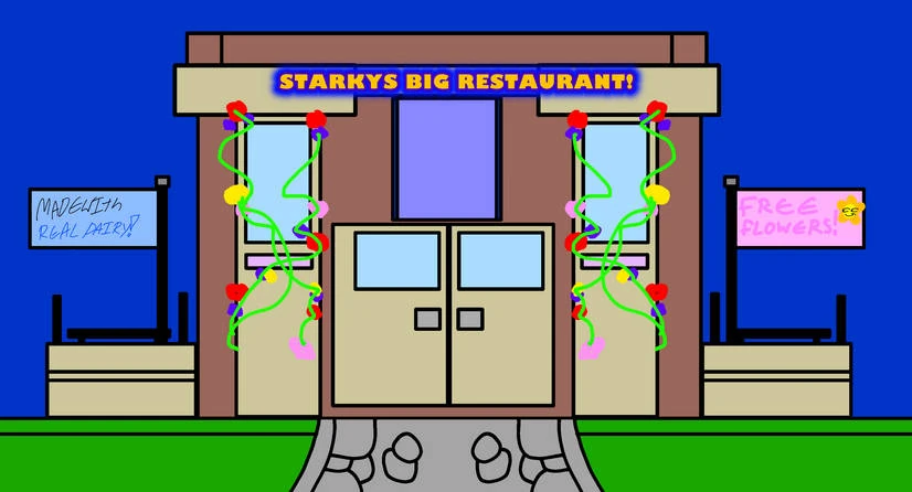 STARKYS BIG RESTAURANT | Starky And Friends / DUMMYMANIA Wiki | Fandom